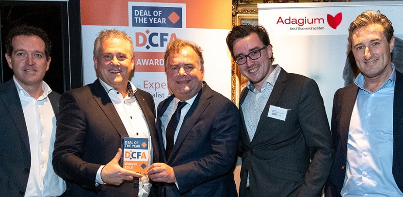 Adagium wint de DCFA Deal of the Year Award - Adagium